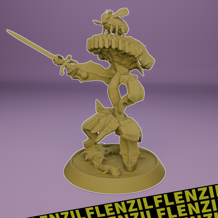 3D Printable Amidor and Pollenella by Flenzil Miniatures